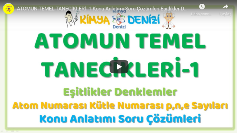 İzobar İzoton İzotop İzoelektronik Allotrop Atomlar Nedir ATOM TÜRLERİ ...